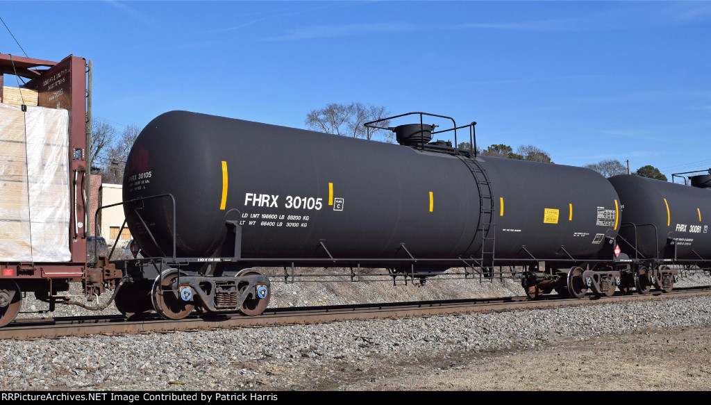 FHRX 30105 Flint Hills Resources westbound on NS at Church Street in Mableton Ga 01-10-2015